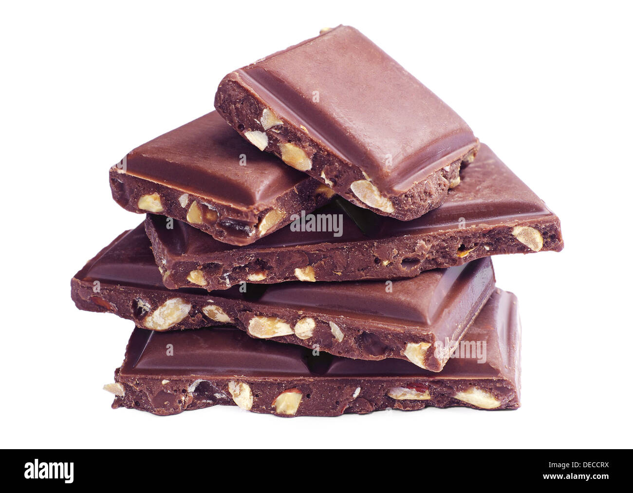 Milk chocolate texture nuts on hi-res stock photography and images - Alamy