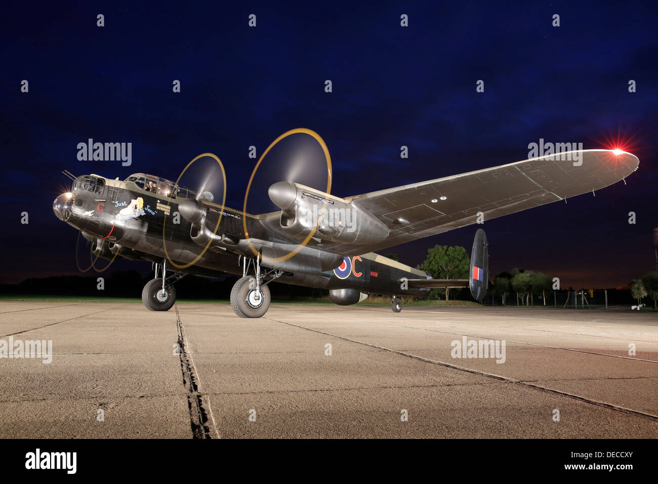 Avro Lancaster classic Wold War 2 bomber Stock Photo - Alamy