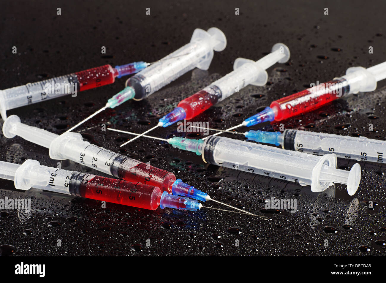 Drops water medical equipment syringe hi-res stock photography and ...