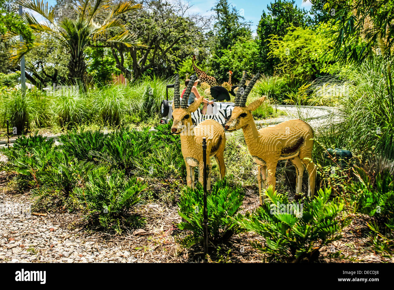 Safari in Africa at the Legoland Theme Park in Florida Stock Photo - Alamy