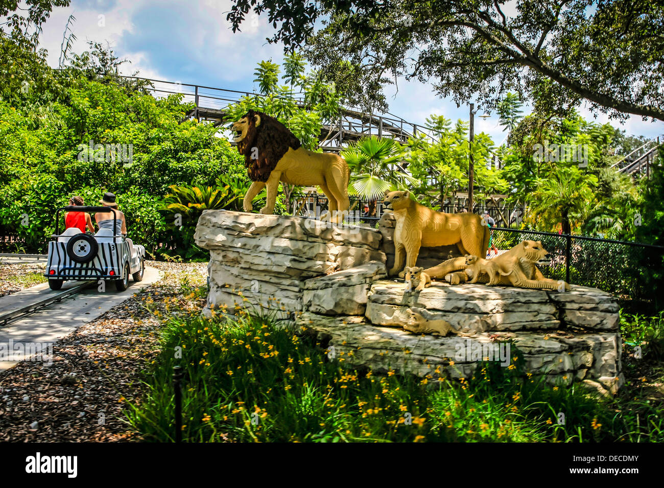 Safari in Africa at the Legoland Theme Park in Florida Stock Photo - Alamy