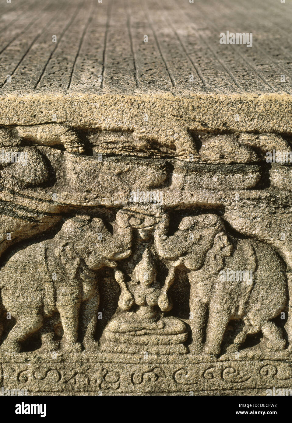 Gal Potha (Stone Book dating from the 12th century), ruins of ...