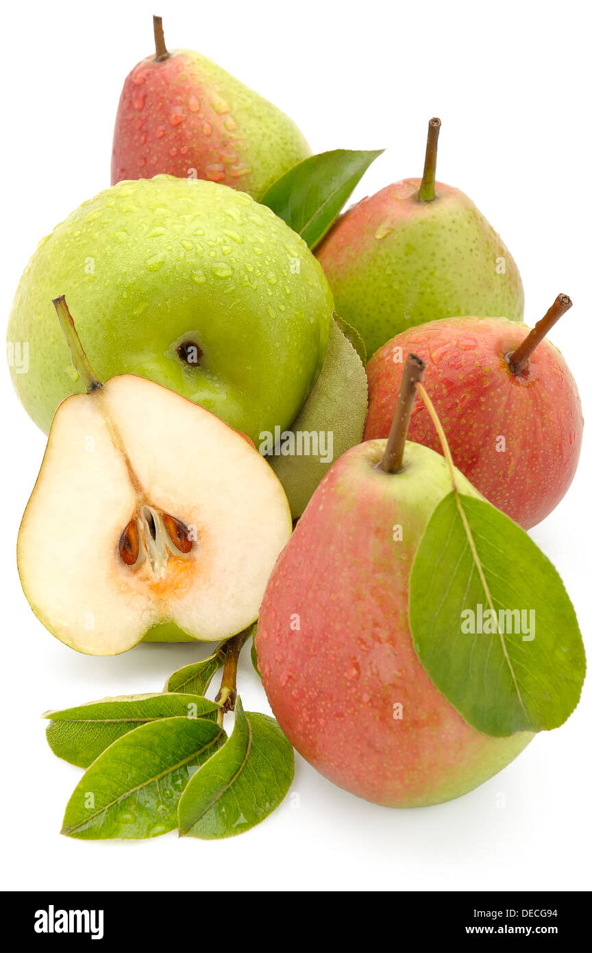 Pears & isolated Stock Photo - Alamy