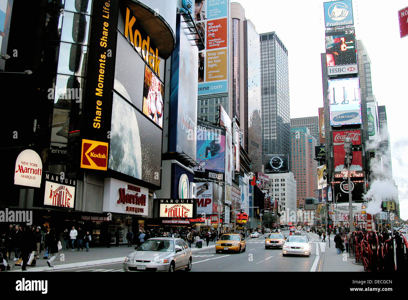 Times Square. New York City. USA Stock Photo - Alamy