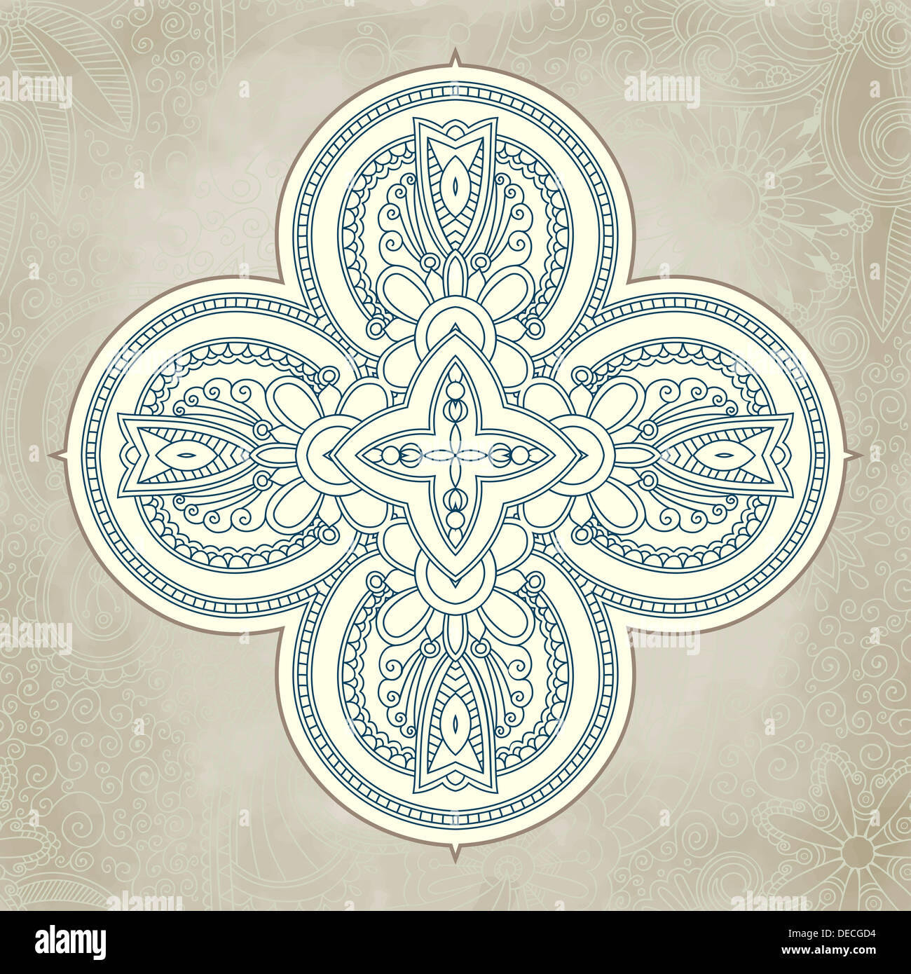 Abstract vector floral and ornamental item background Stock Photo - Alamy
