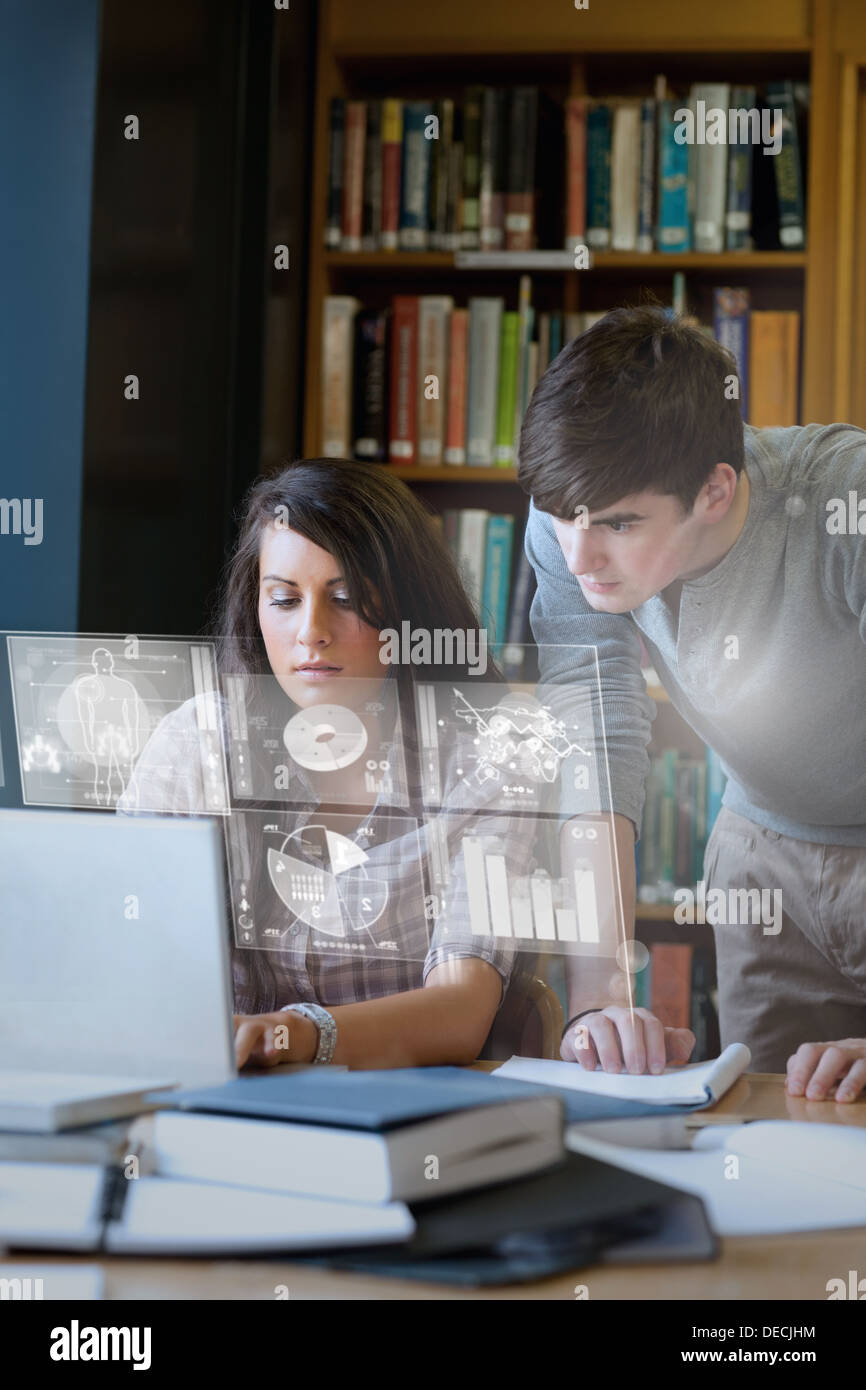 Digital data analysis graphs hi-res stock photography and images - Alamy