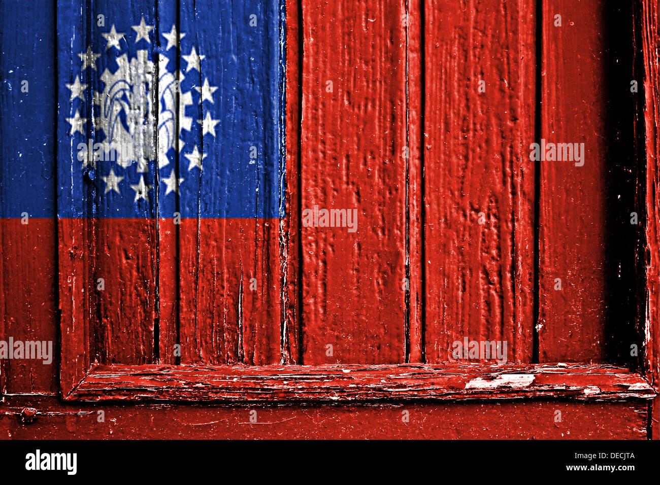 Old myanmar flag hi-res stock photography and images - Alamy