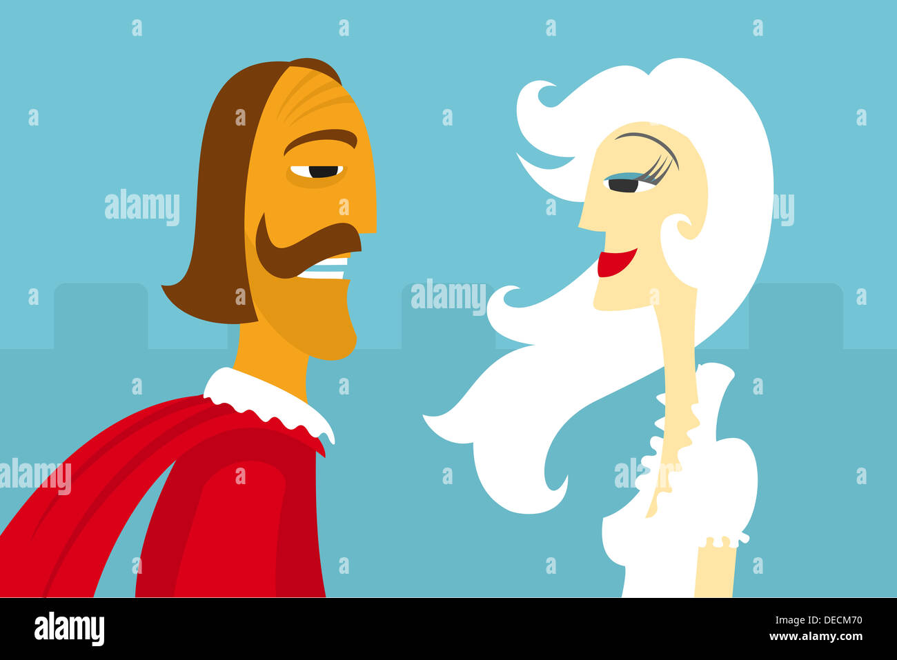 Prince and Princess Stock Photo - Alamy