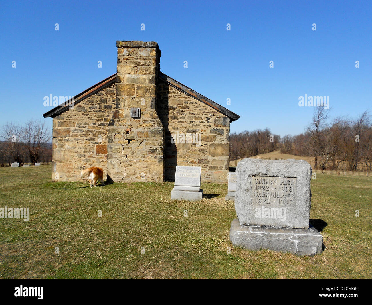 Providence Quaker Cemetery and Chapel, located in Perry Township ...