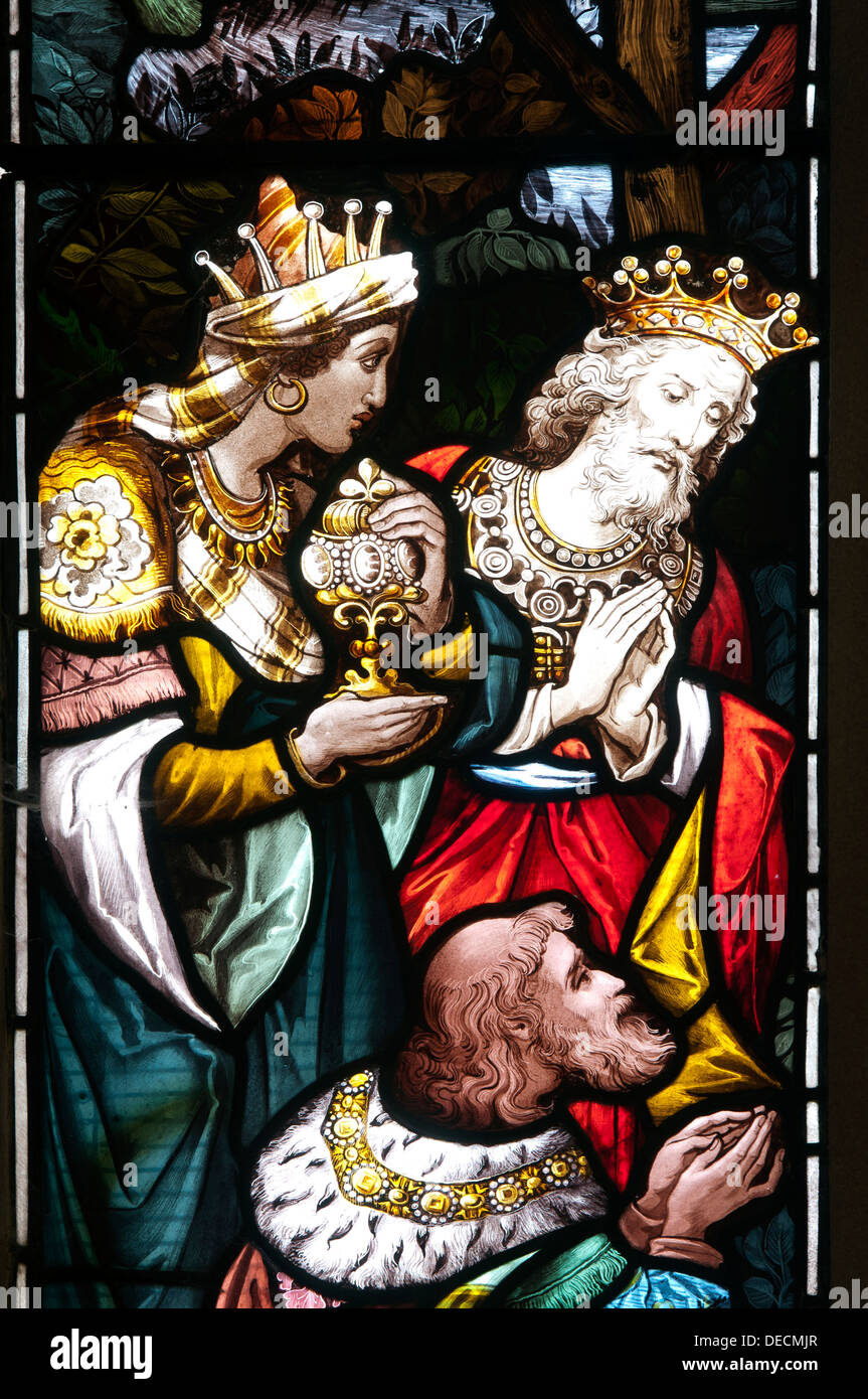 Three wise men stained glass hi-res stock photography and images - Alamy