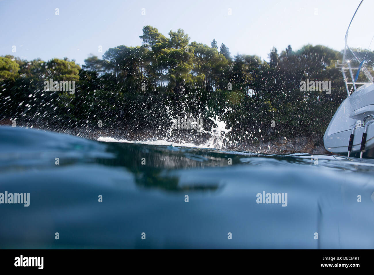 splash in sea Stock Photo - Alamy