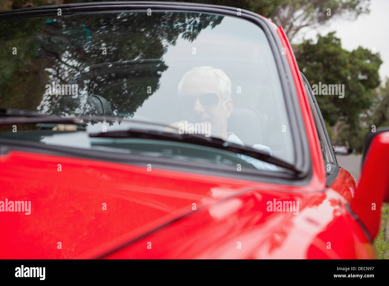 Red convertible hi-res stock photography and images - Alamy