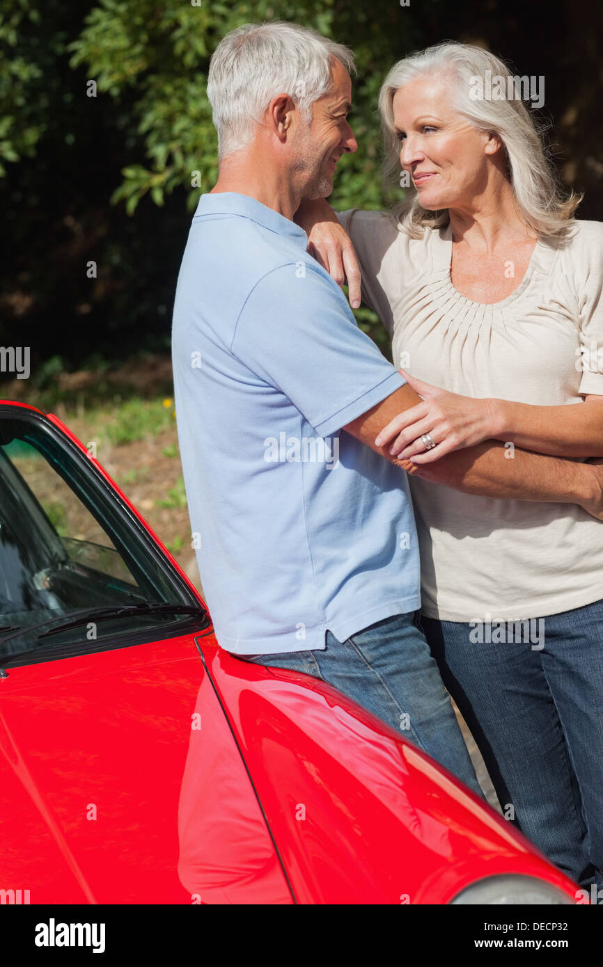 Hug hugging car hi-res stock photography and images - Alamy