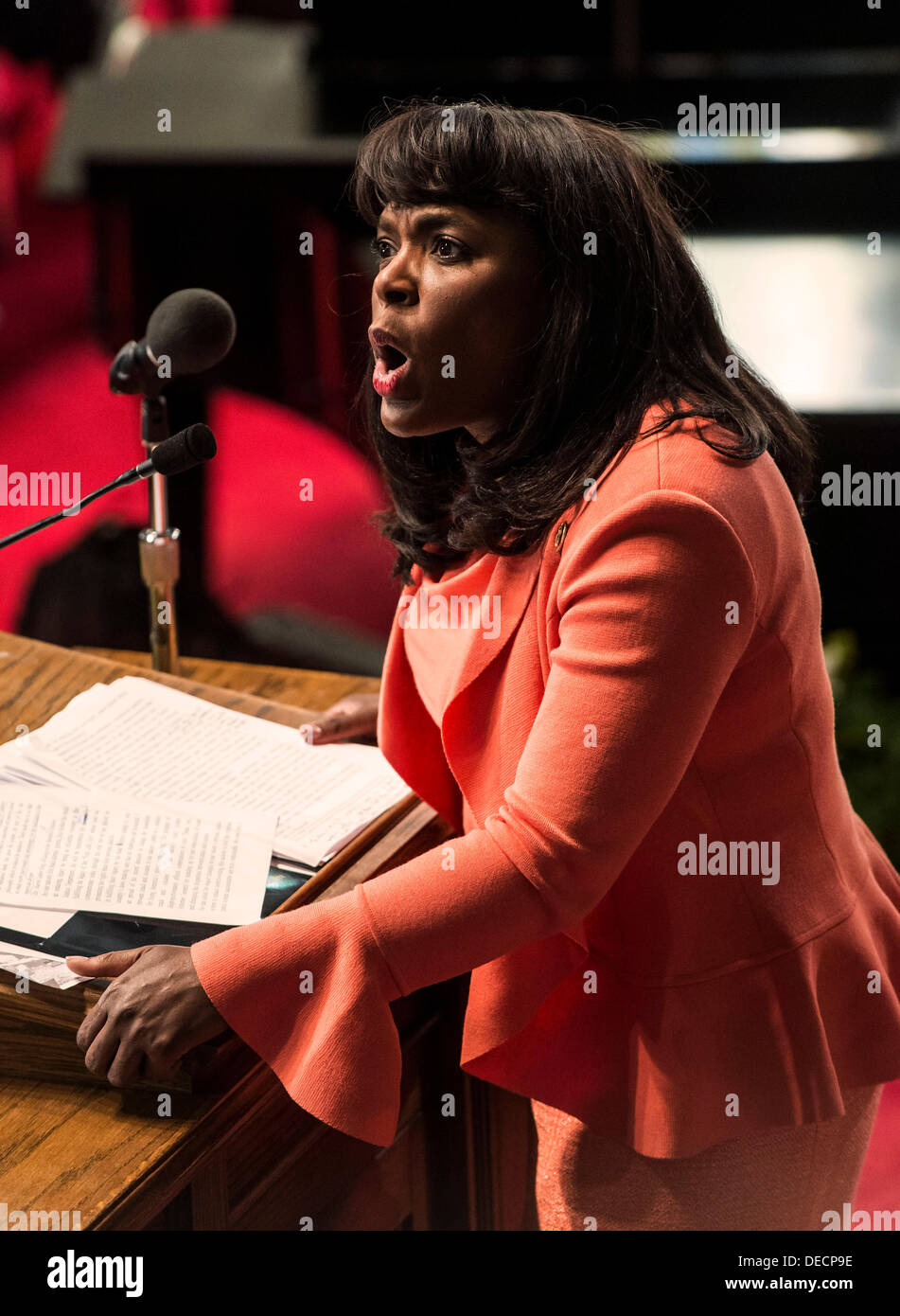 Birmingham, Alabama, USA. 15th Sep, 2013. Congresswoman TERRI SEWELL (D ...