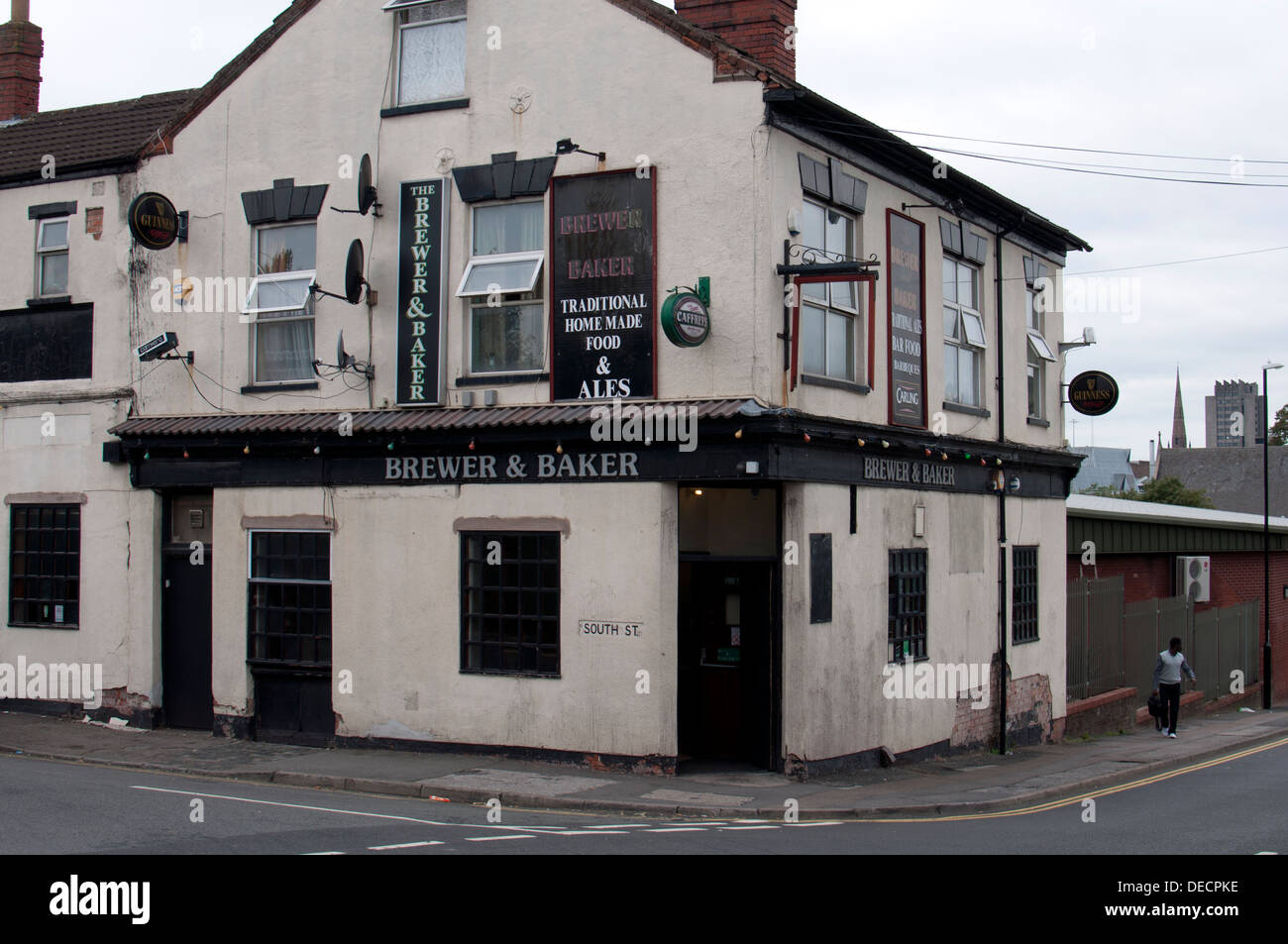The Brewer and Baker pub, Hillfields, Coventry, UK Stock Photo - Alamy