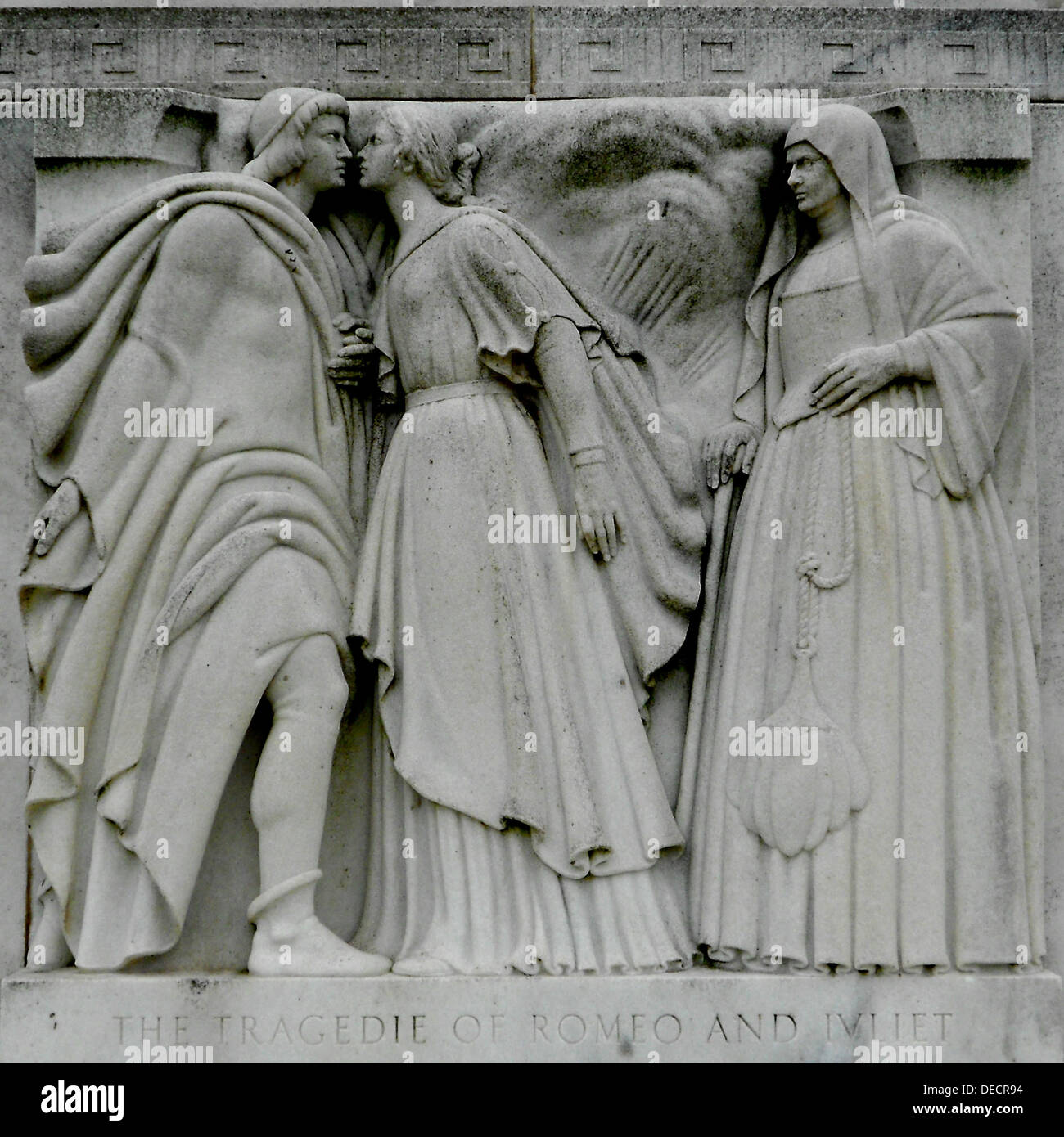 The sculpture at the Folger Shakespeare Library in Washington, DC ...