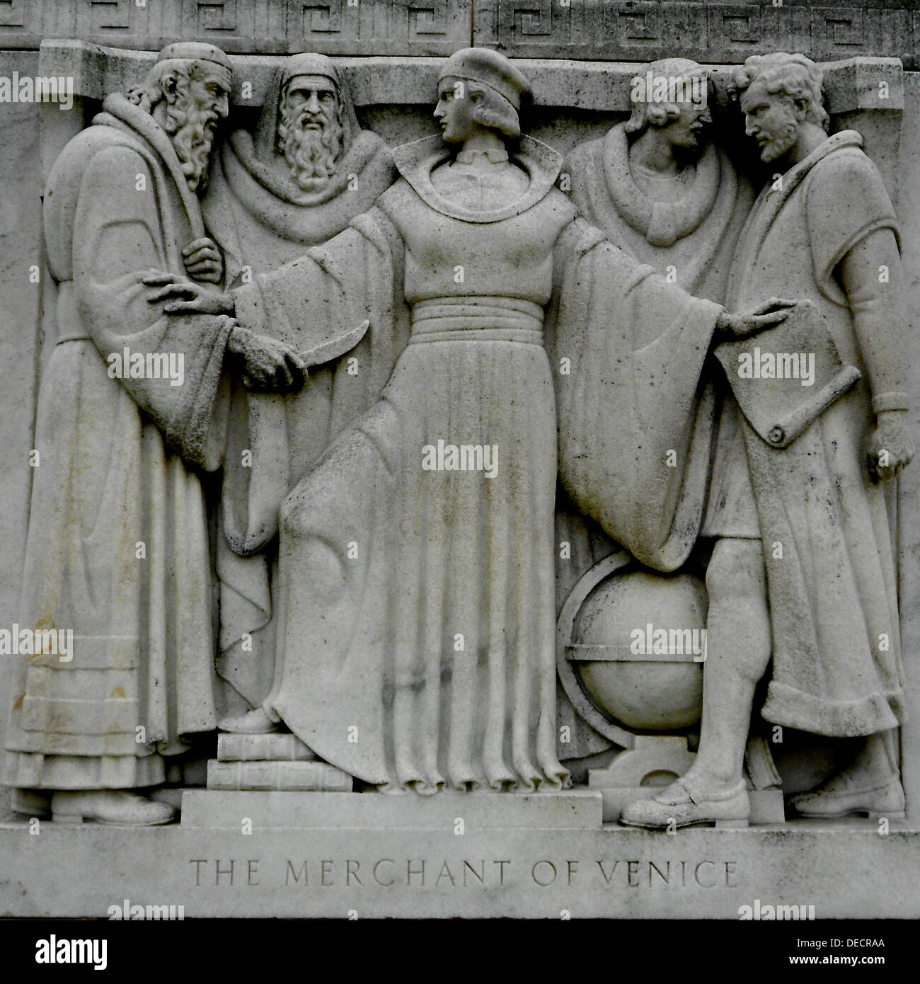 This sculpture, created by Gregory in 1932, is displayed at the Folger ...