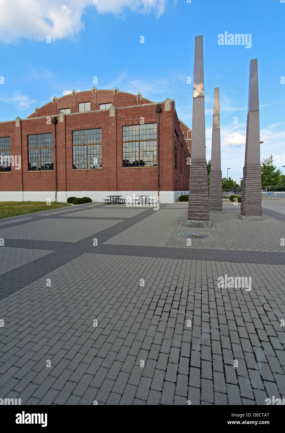 Hinkle Fieldhouse on the Butler University campus vertical Stock Photo ...