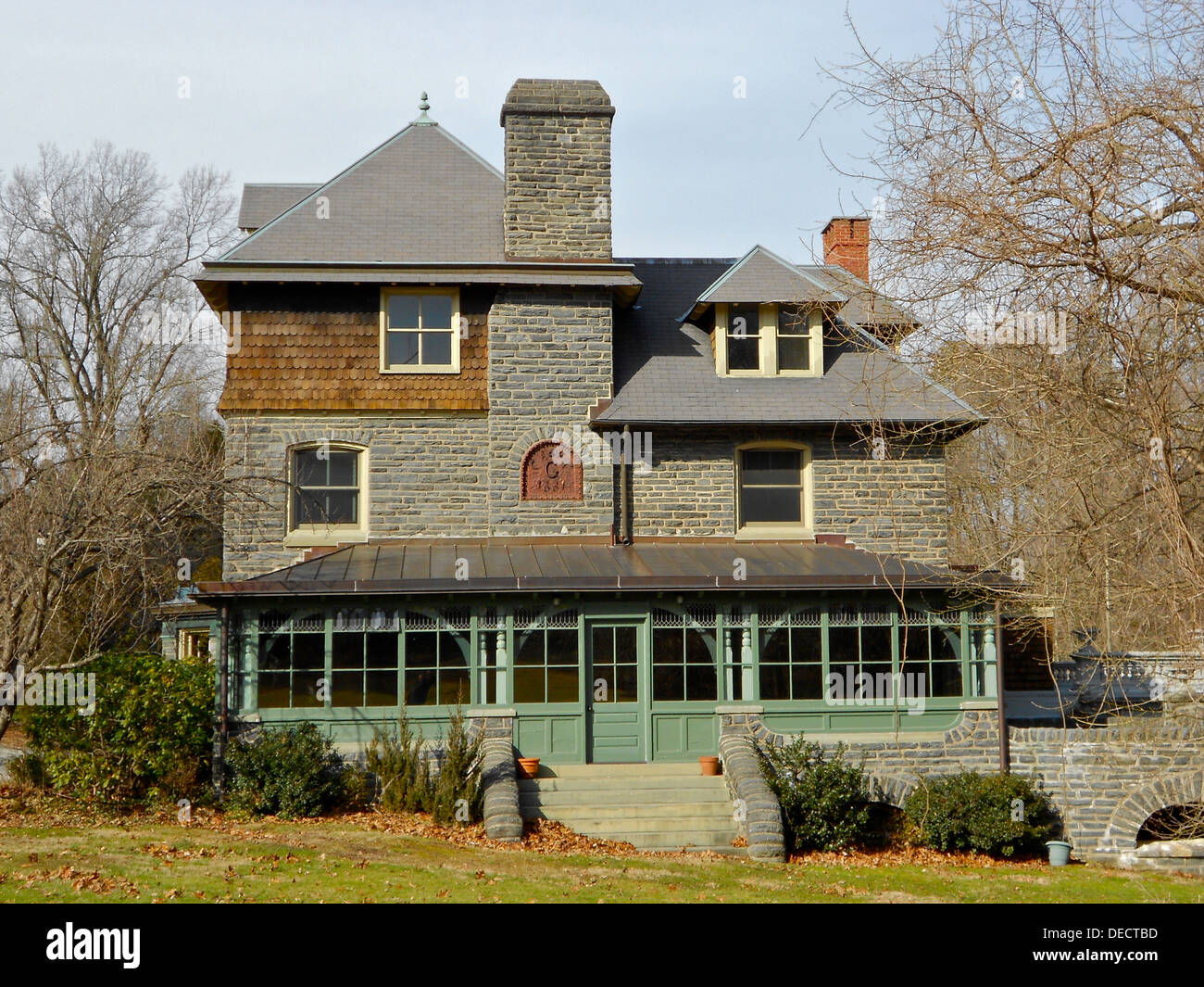 Dolobran is a historic Shingle Style house in Haverford, Pennsylvania ...