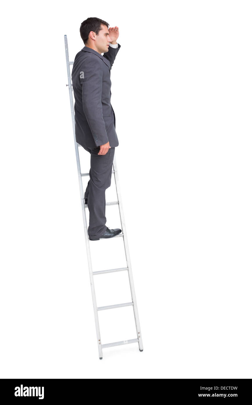 Young ladder hi-res stock photography and images - Alamy