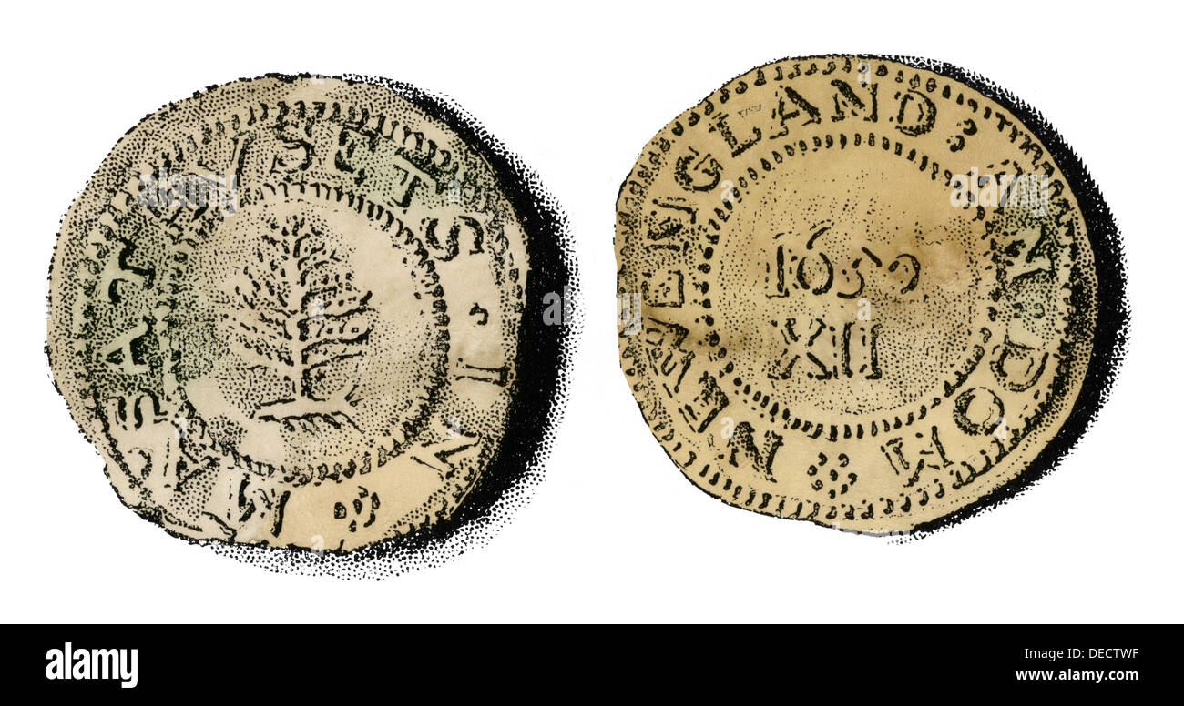American colonial coin hi-res stock photography and images - Alamy