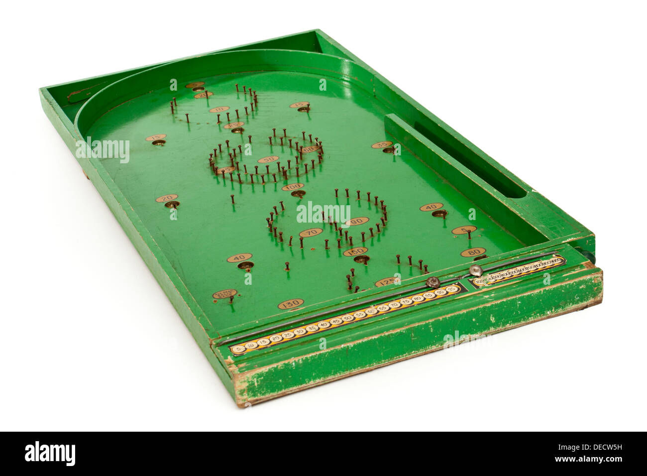 Vintage 1940's wooden bagatelle game by Chad Valley, the forerunner of ...
