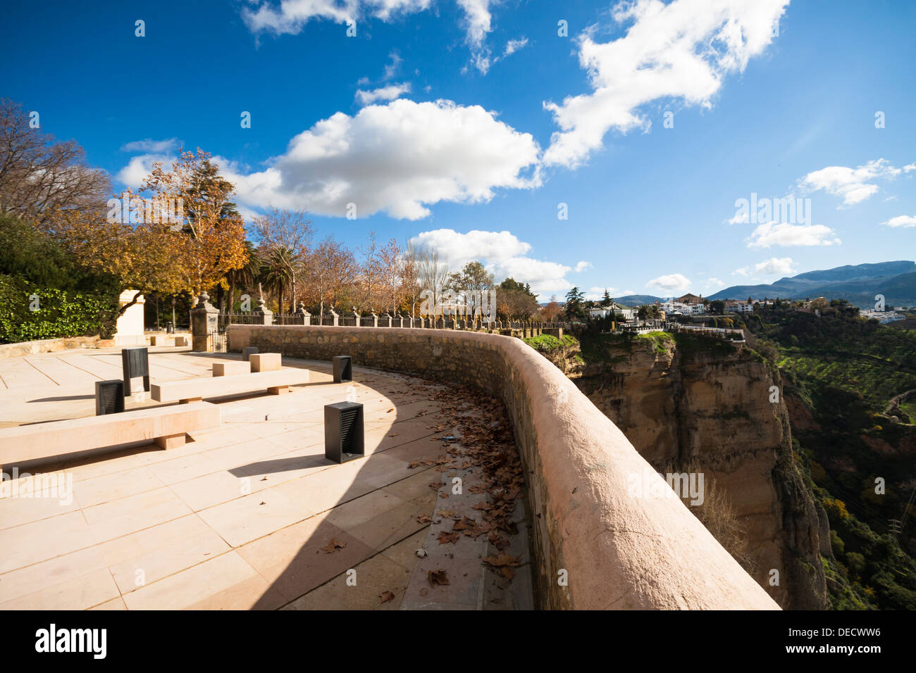 Park in Ronda, Andalusia, Spain Stock Photo - Alamy