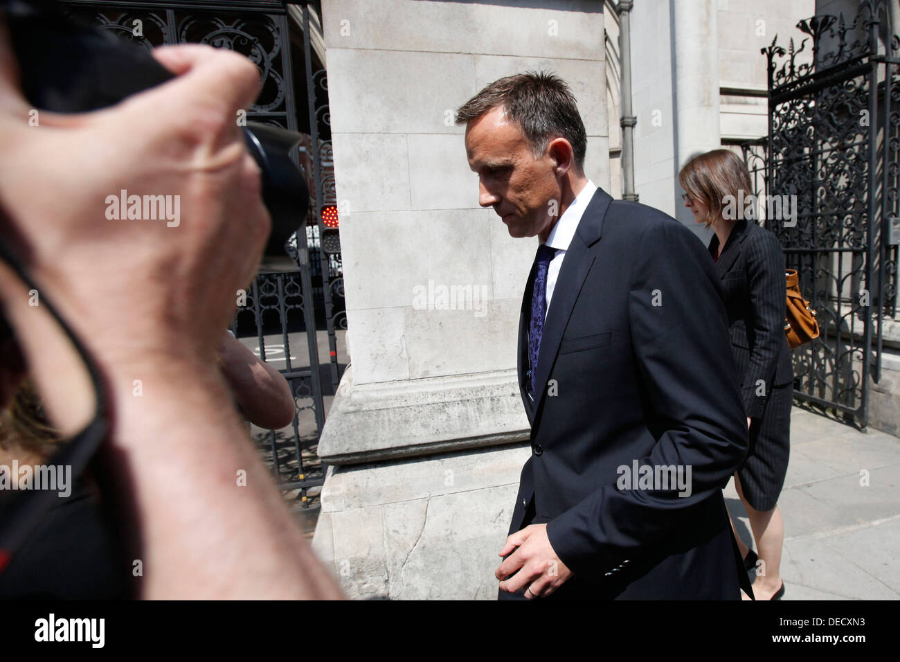 Fred Michel leaves The Royal Courts of Justice after his evidence to ...