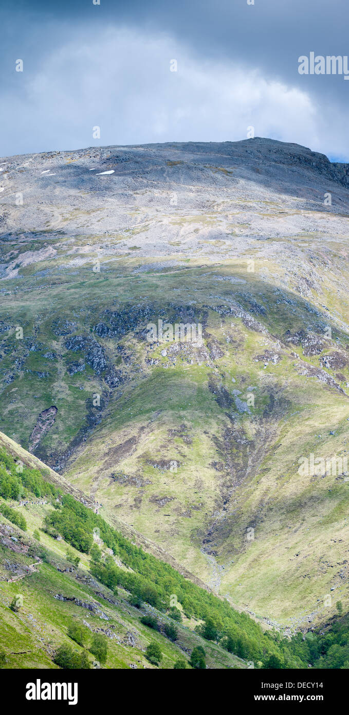 Mountain path up Ben Nevis Stock Photo - Alamy