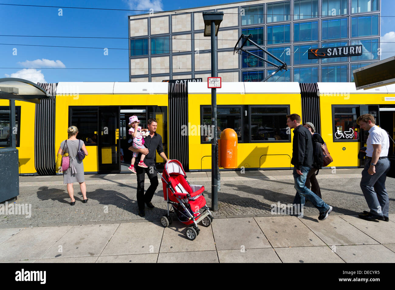 Street Life on Alexanderplatz in Berlin Stock Photo - Alamy