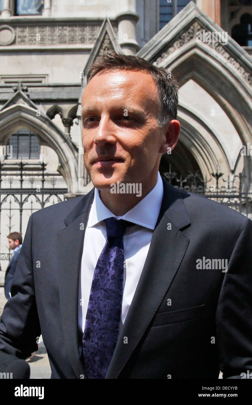 Fred Michel leaves The Royal Courts of Justice after his evidence to ...