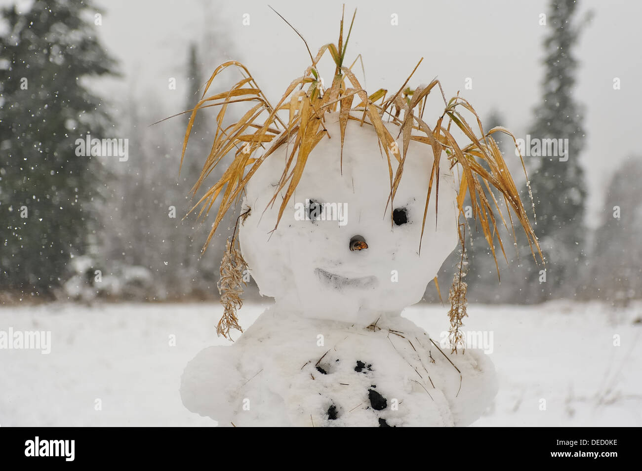 Smiley face in snow hi-res stock photography and images - Alamy