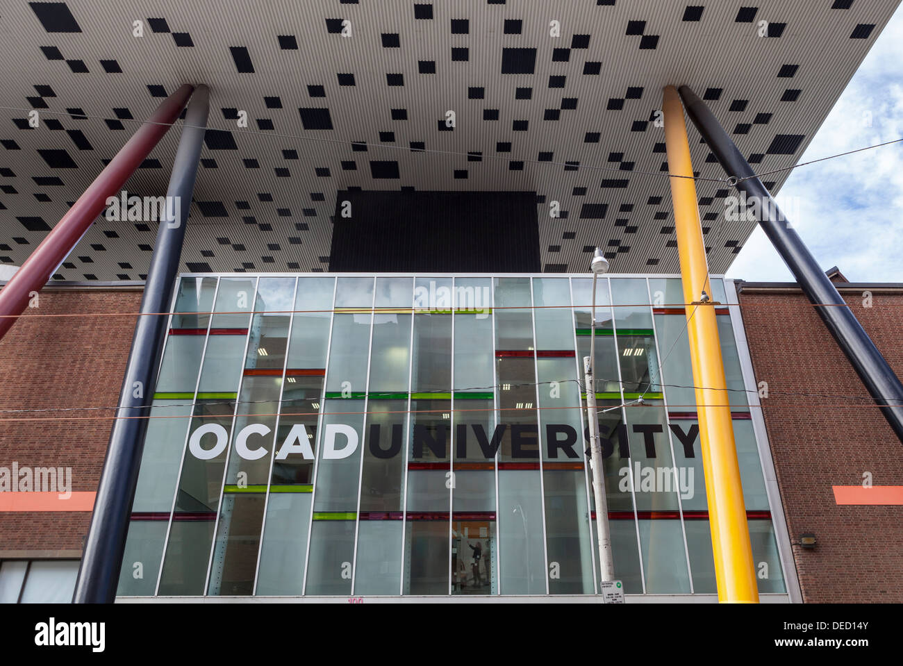 2004 extension of OCAD University, The Sharp Centre Of Design. A black ...