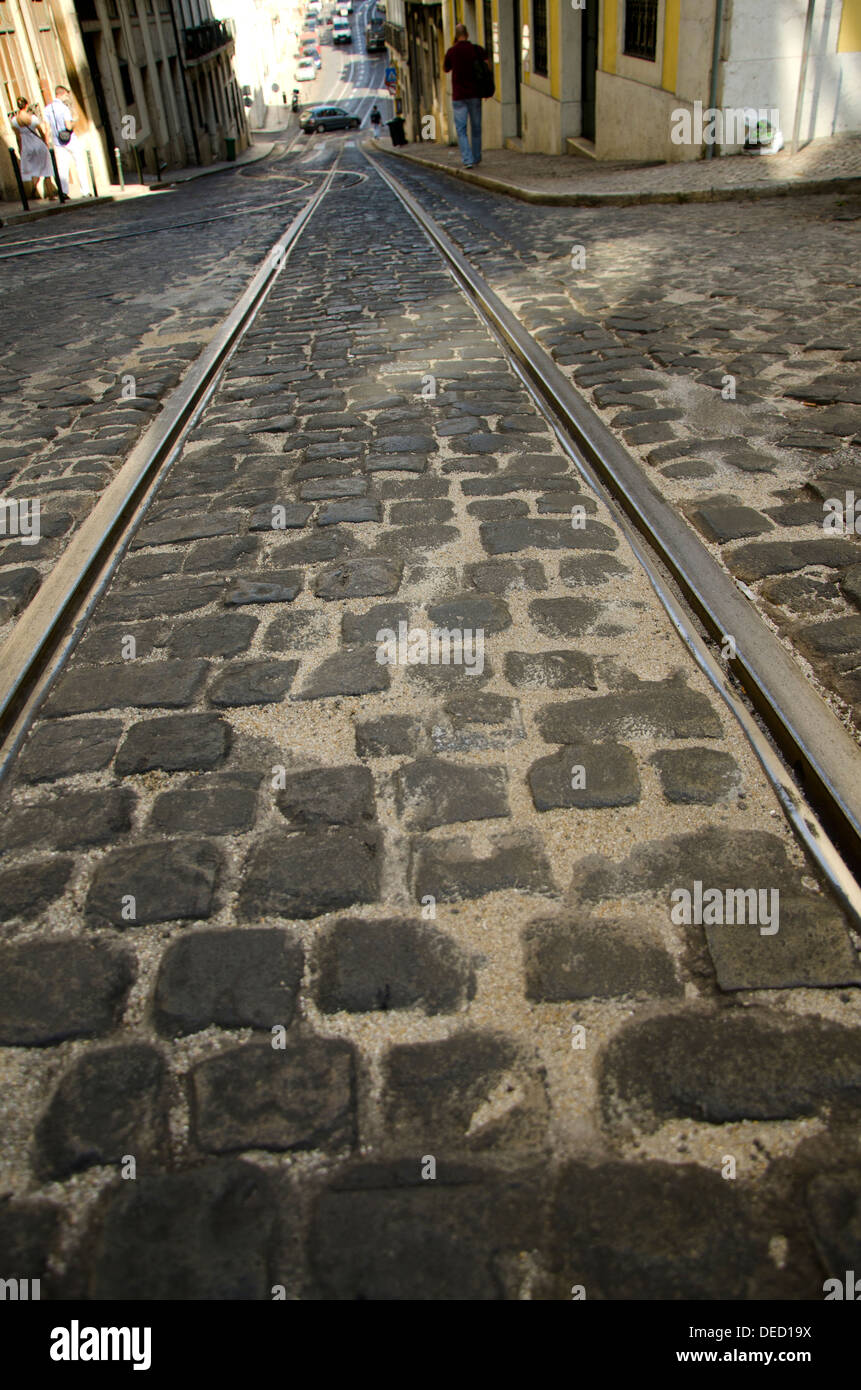 Trams rails hi-res stock photography and images - Alamy