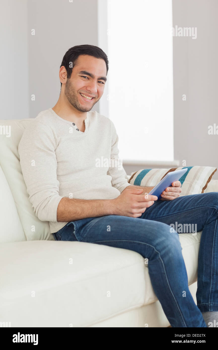 Handsome trendy man using hi-res stock photography and images - Alamy
