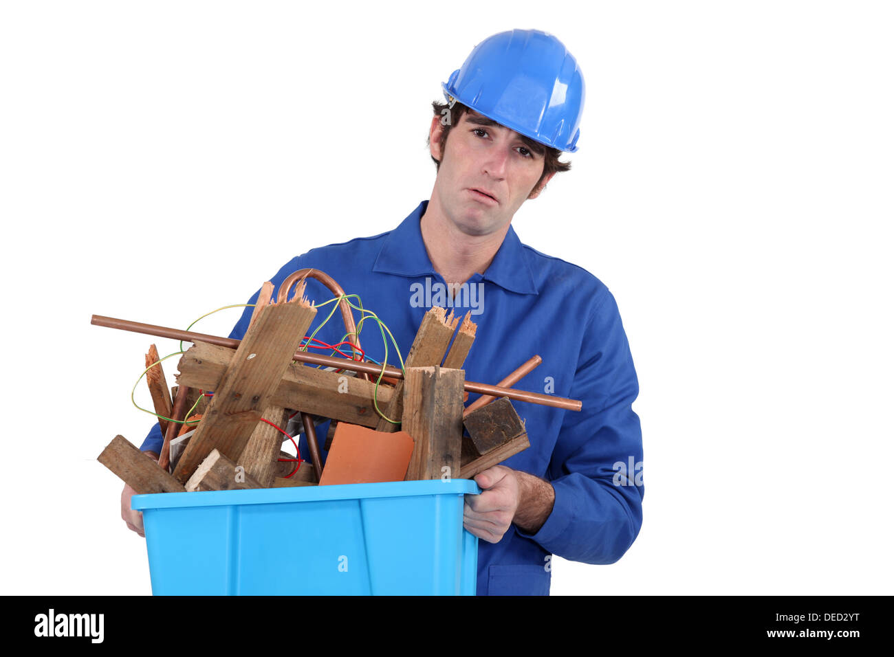 Unhappy tradesman hi-res stock photography and images - Alamy