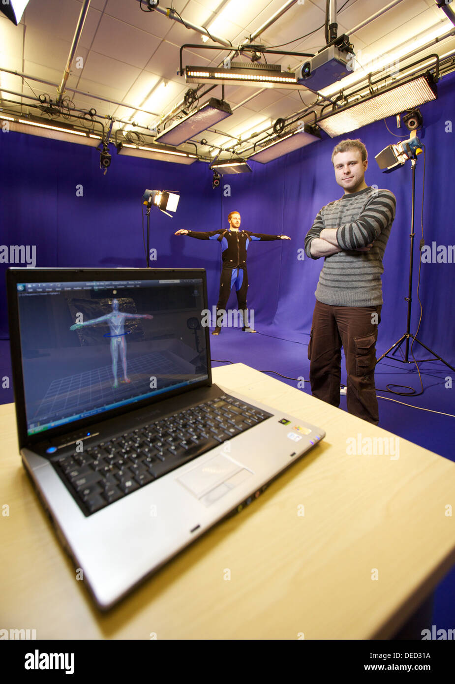 motion capture studio Stock Photo - Alamy
