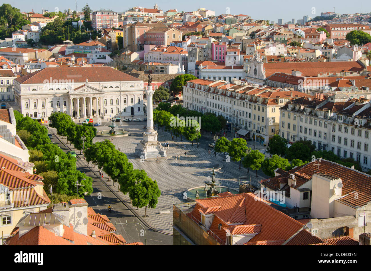 Rossio lisbon hi-res stock photography and images - Alamy