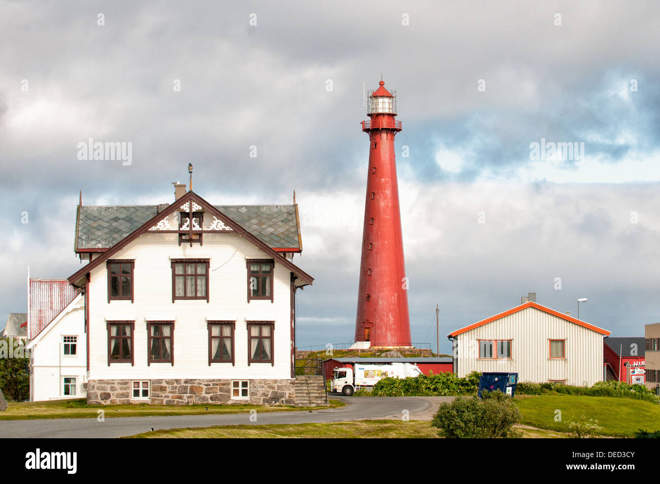 Andenes Lighthouse, Lofoten, Norway Stock Photo - Alamy