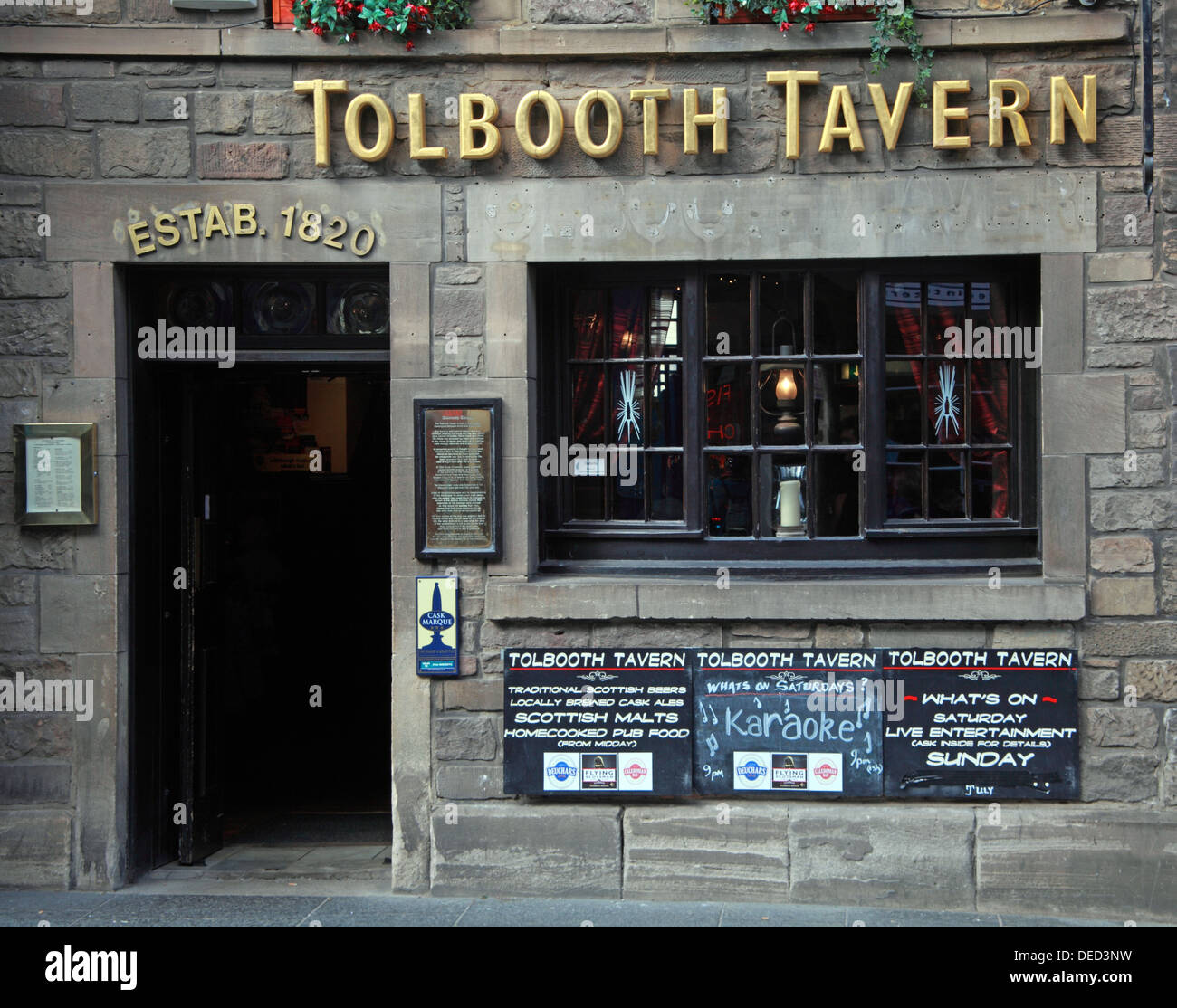Famous Tolbooth Tavern Edinburgh Scotland Stock Photo - Alamy