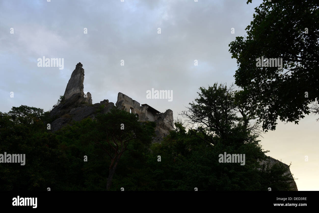 Durnstein Castle, Austria, on the Danube River Stock Photo - Alamy