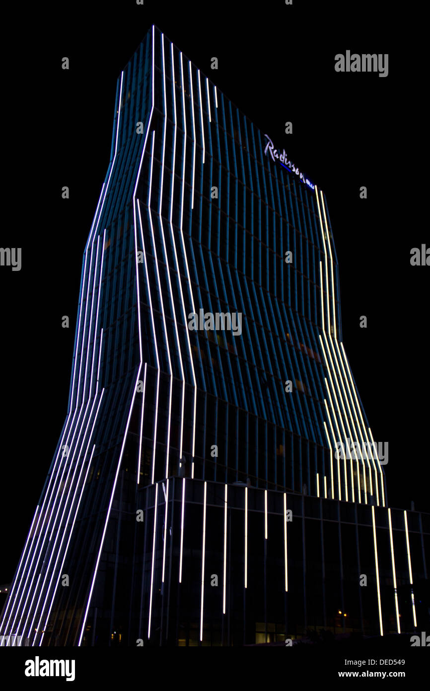 Batumi, Georgia, the Radisson Hotel in Batumi at night Stock Photo - Alamy