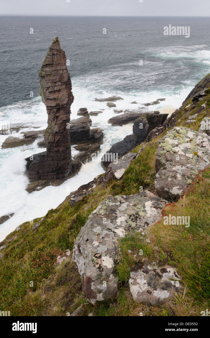 Old Man of Stoer sea stack, Sutherland, Scotland Stock Photo - Alamy