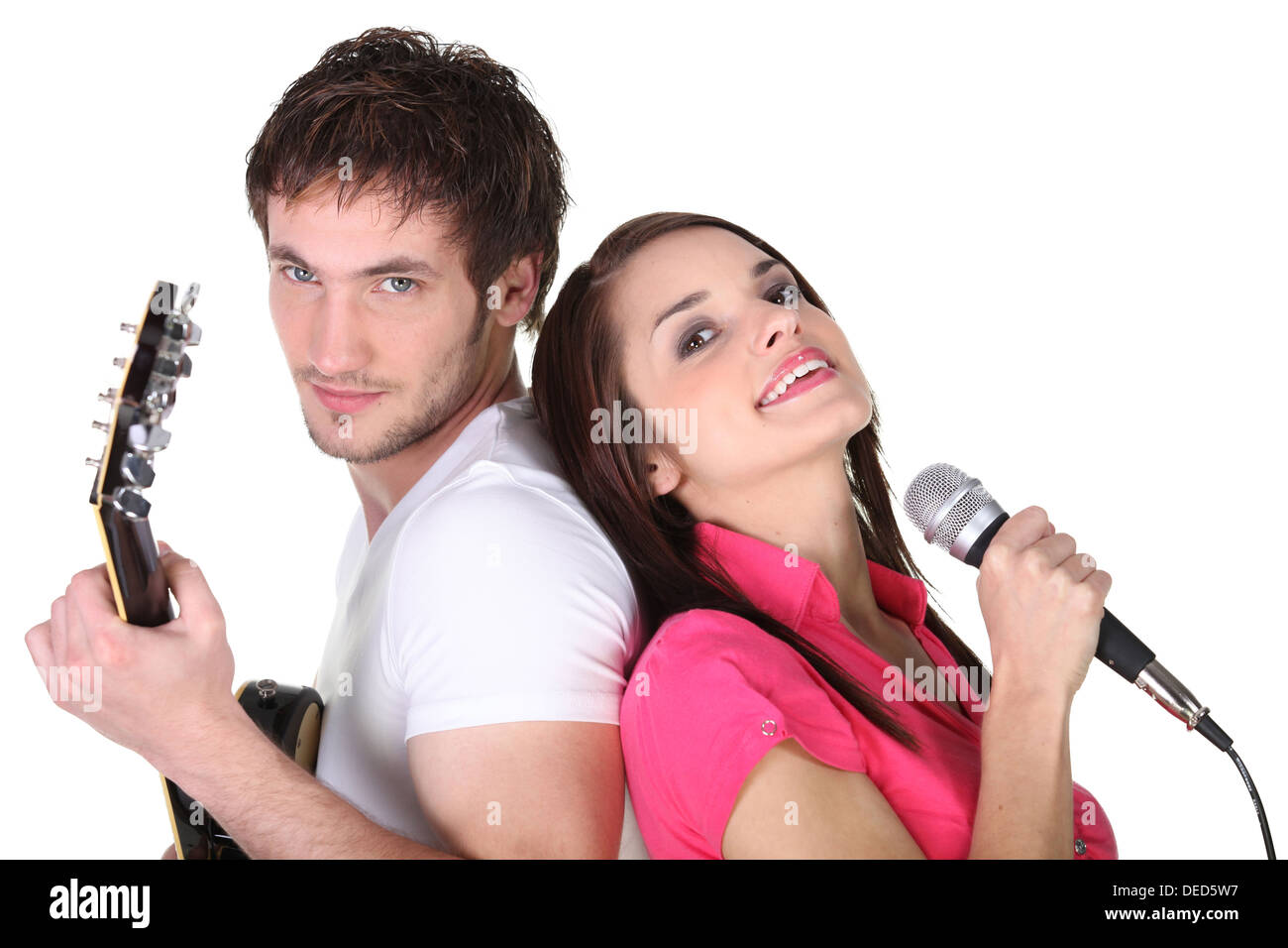 A band jamming together Stock Photo - Alamy