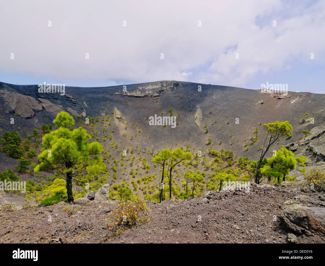 Volcano San Antonio in Fuencaliente - Los Canarios on La Palma, Canary ...