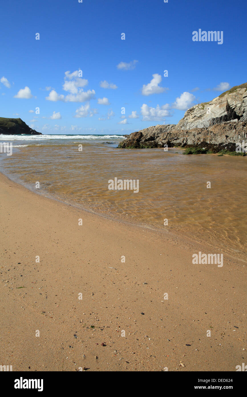 Porth Joke (Polly Joke) near Newquay, North Cornwall, England, UK Stock ...