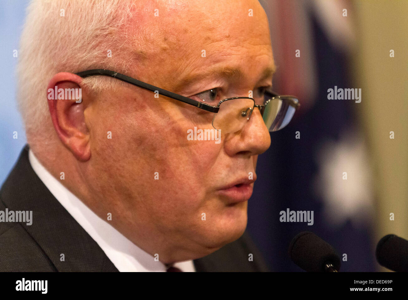UN Headquarters, NY, NY, USA. 16th Sep, 2013. Australian Ambassador to ...