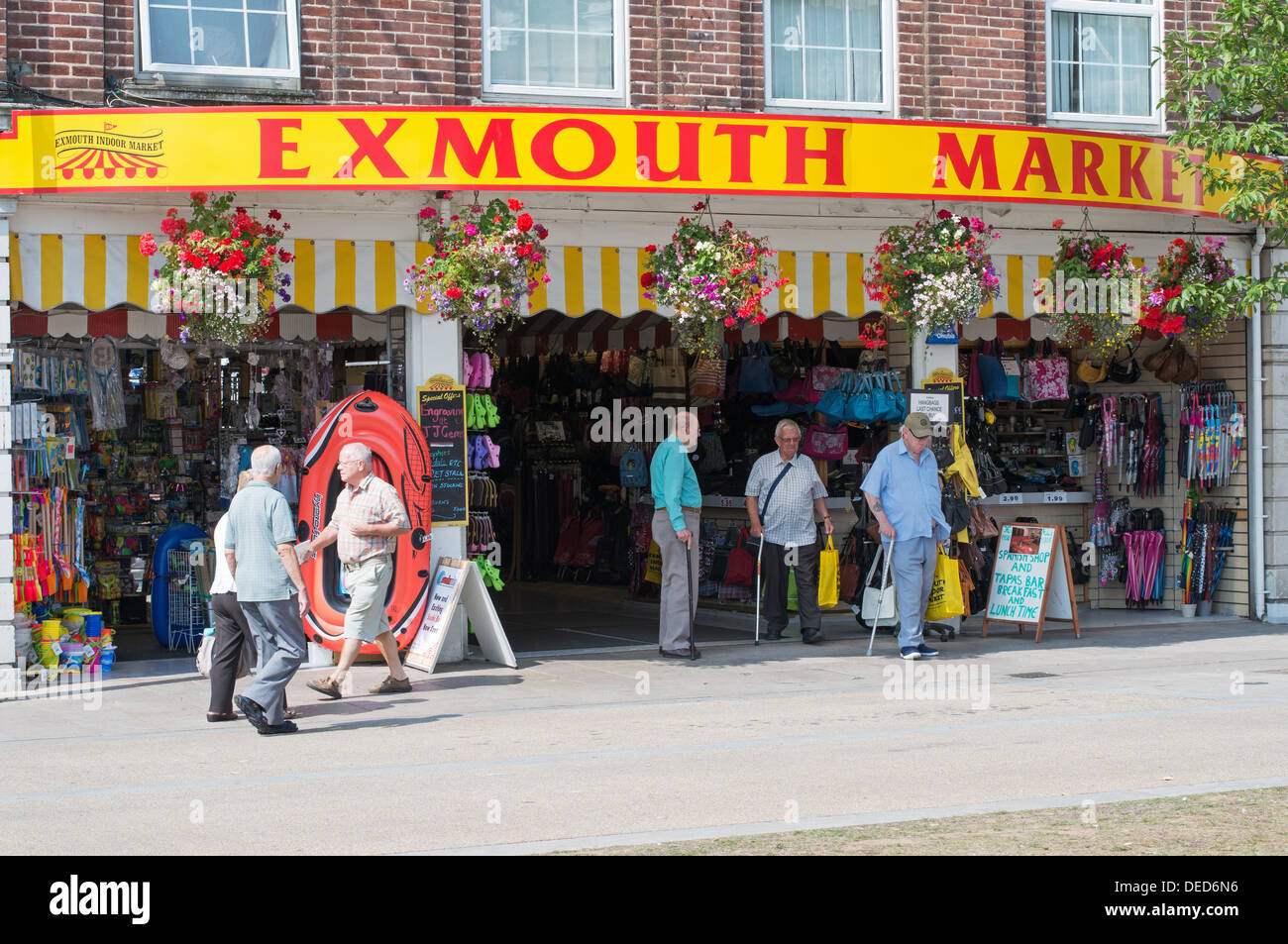 Exterior view of Exmouth market, Devon, England, UK Stock Photo - Alamy