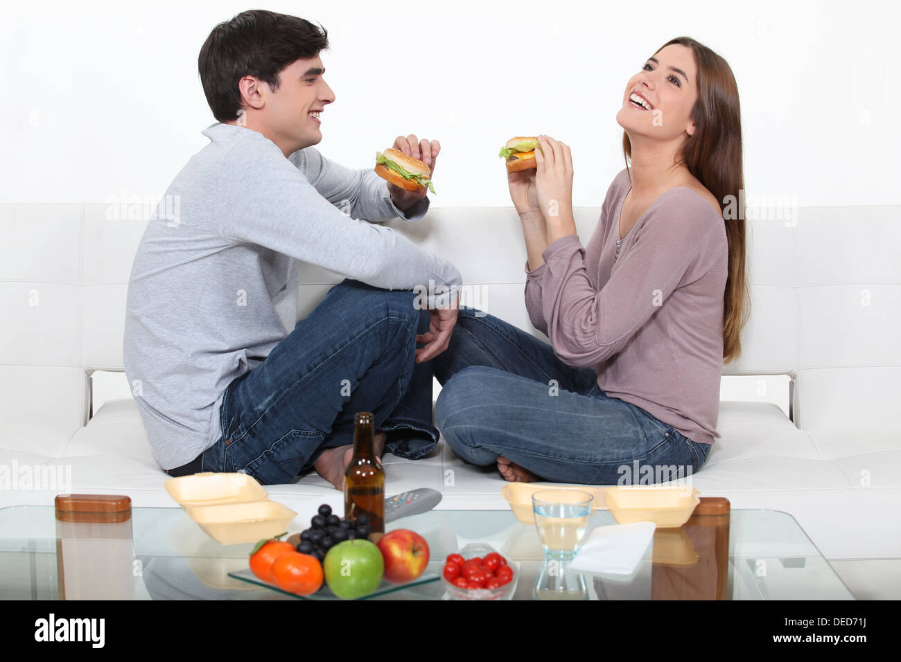 Couple on a date Stock Photo - Alamy