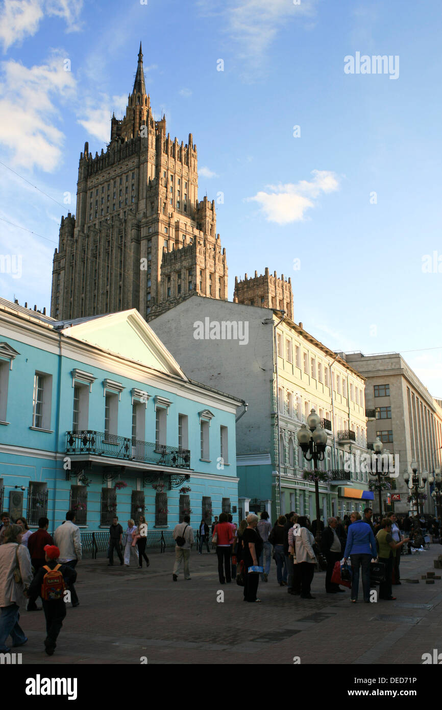 Stalins skyscrapers of moscow hi-res stock photography and images - Alamy